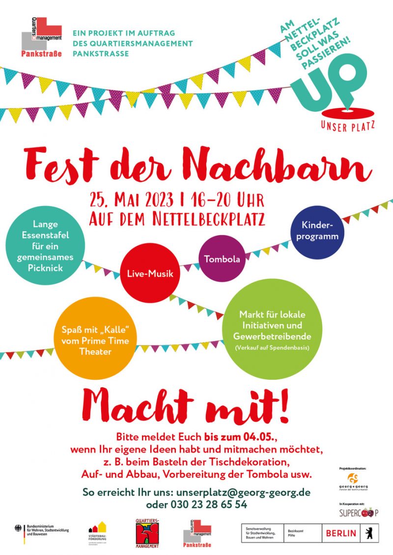 Macht mit beim Fest der Nachbarn! – Unser Platz